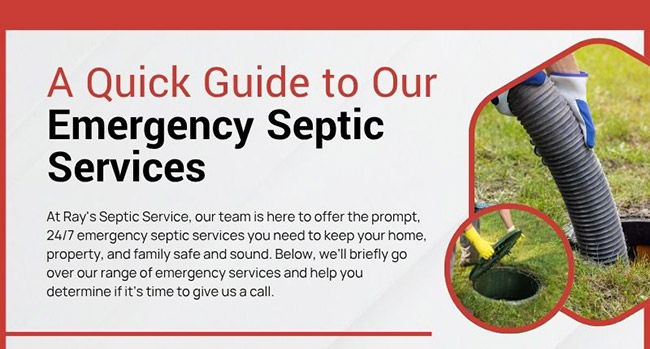 A Quick Guide to Our Emergency Septic Services [infographic] | Ray's Septic Service